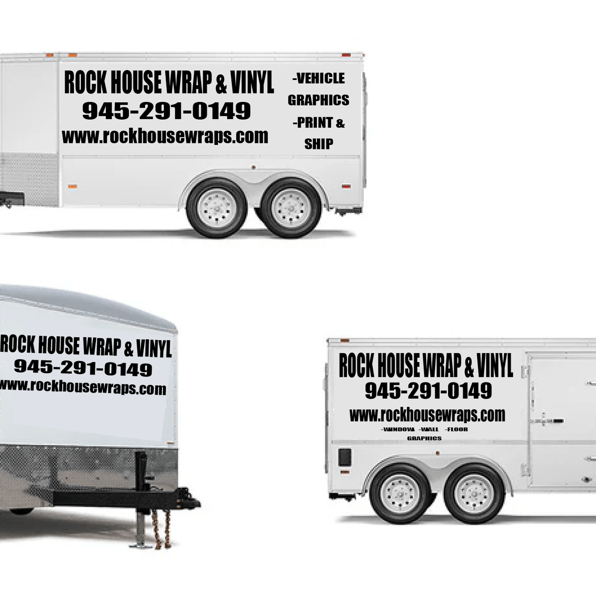 Trailer Lettering – Rock House Wrap & Vinyl